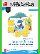 Matemáticas aplicadas a las Ciencias Sociales 1.º Bachillerato. Libro digital interactivo ...