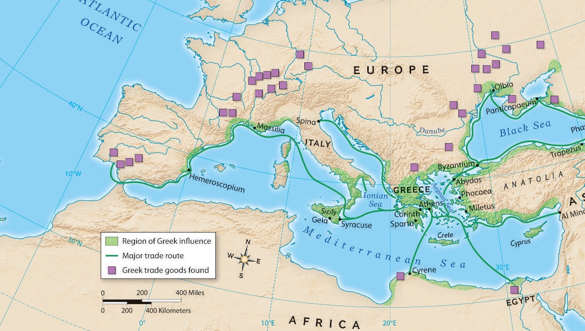Ancient Greek Trade Routes