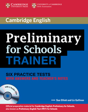 Preliminary for Schools Trainer | Digital book | BlinkLearning
