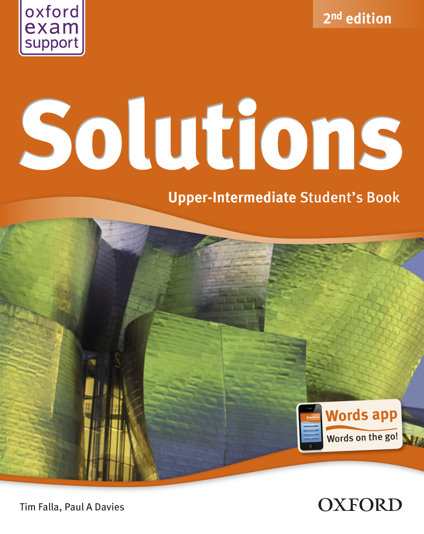 Solutions 2nd Edition Upper Intermediate Student s Book Digital Book