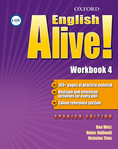 English Alive! 4 Workbook | Digital book | BlinkLearning